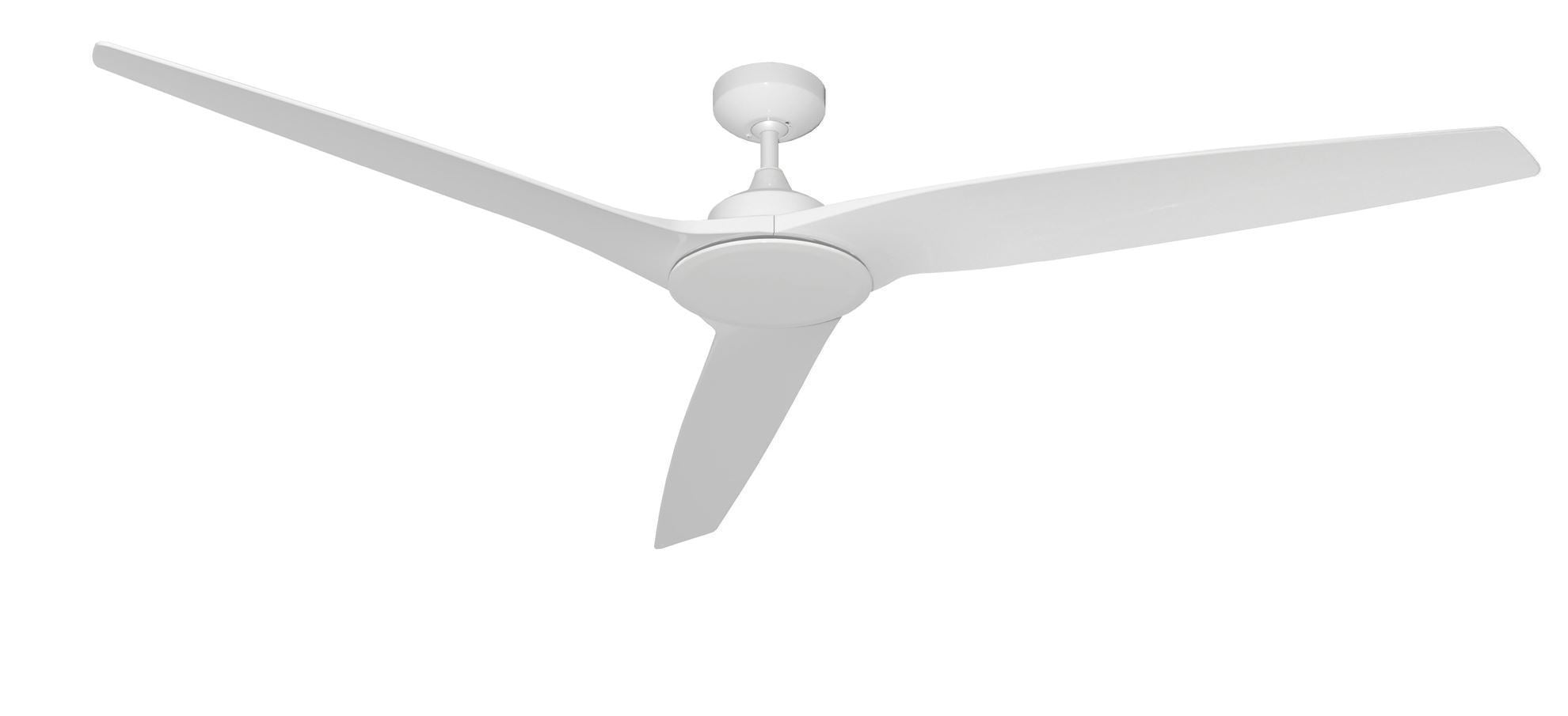 72 inch Evolution Ceiling Fan by Tropos Air - Pure white – Ceiling Fan ...