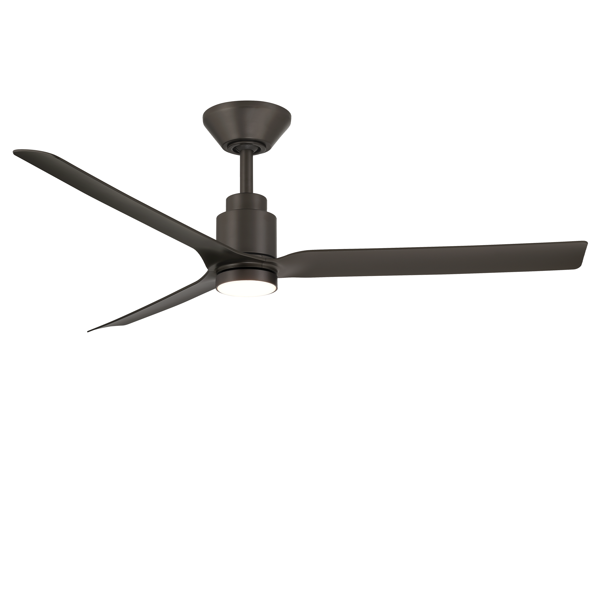 52 inch Smooth Ceiling Fan with LED Light by Modern Forms - Bronze ...