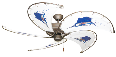 52 inch Raindance Ceiling Fan - Sailfish - Game Fish of the Florida Ke ...