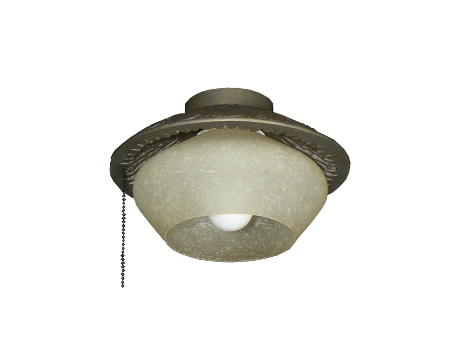 Single Lantern Style Indoor Outdoor Ceiling Fan Light Kit Model #154 A ...