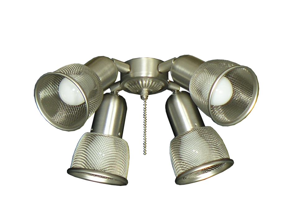 4-Socket Mesh Spotlight Ceiling Fan Light Kit #462 – Ceiling Fan Shoppe
