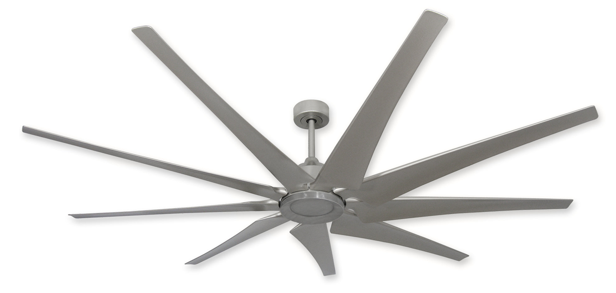82 inch Liberator Ceiling Fan with LED Light by TroposAir - Brushed Ni ...